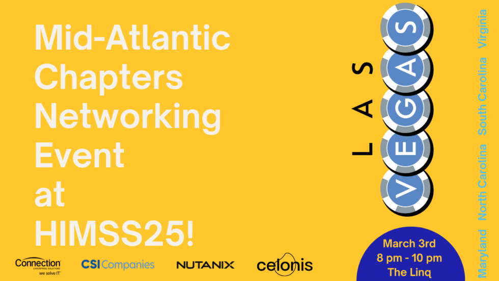 Mid-Atlantic Chapters Networking Event at HIMSS25 | HIMSS Virginia Chapter